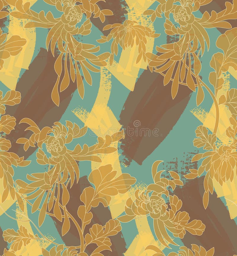 Aster Flower on Brushed Background Stock Vector - Illustration of ...