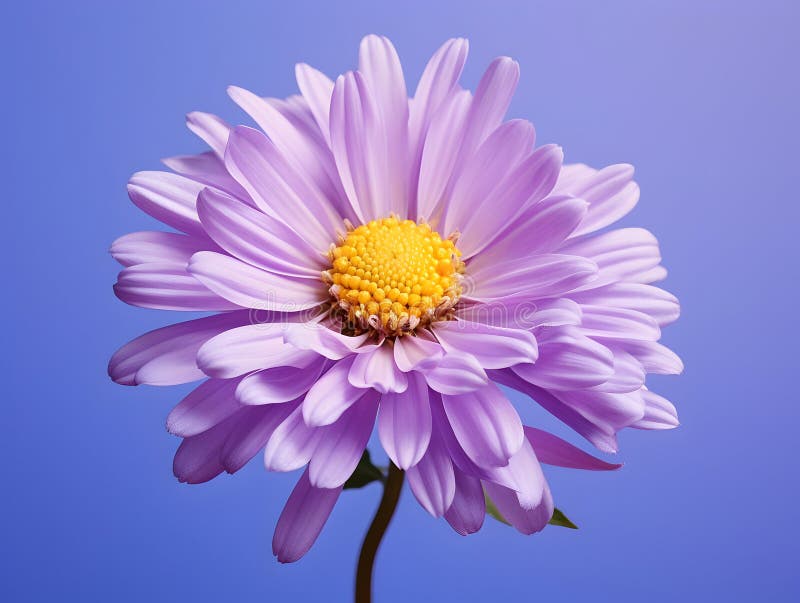 Aster Flower in Studio Background, Single Aster Flower, Beautiful ...