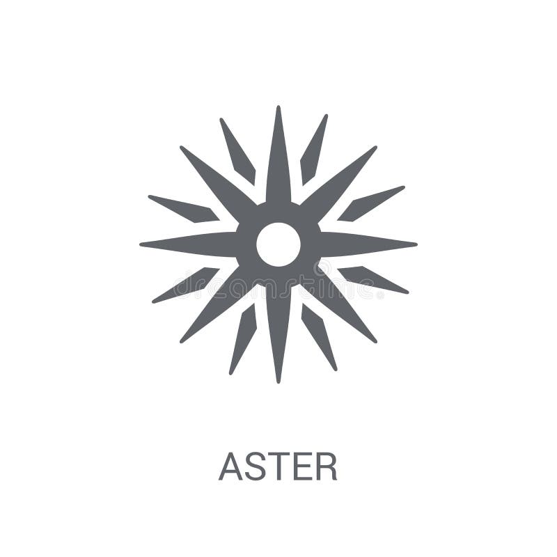 Aster Icon. Trendy Aster Logo Concept on White Background from N Stock ...