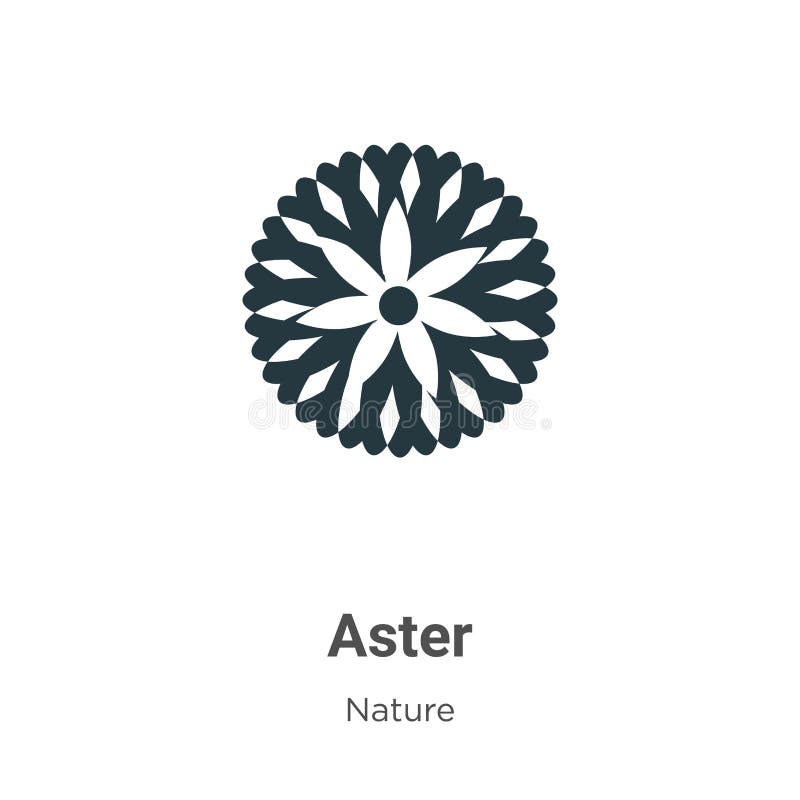 Aster Icon. Trendy Aster Logo Concept On White Background From N Stock ...