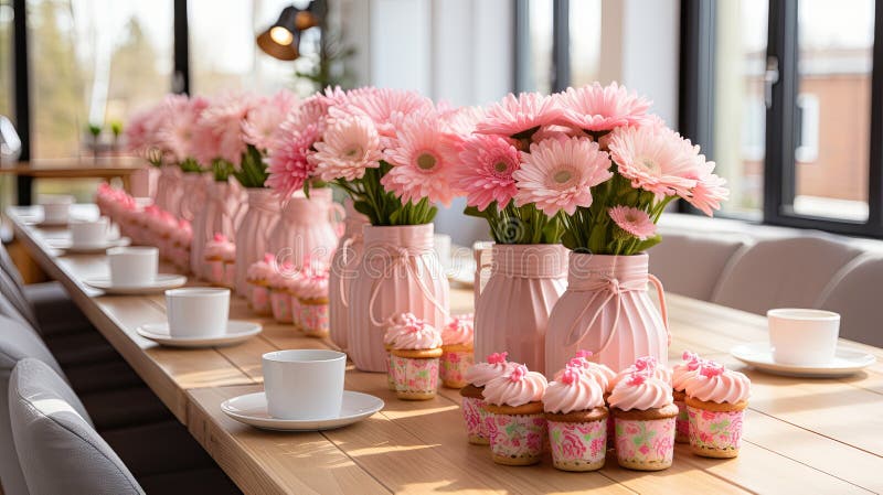 ASTERIFLLEDED EASTER Table Featuring Blossoms, Sweet Treats, and ...