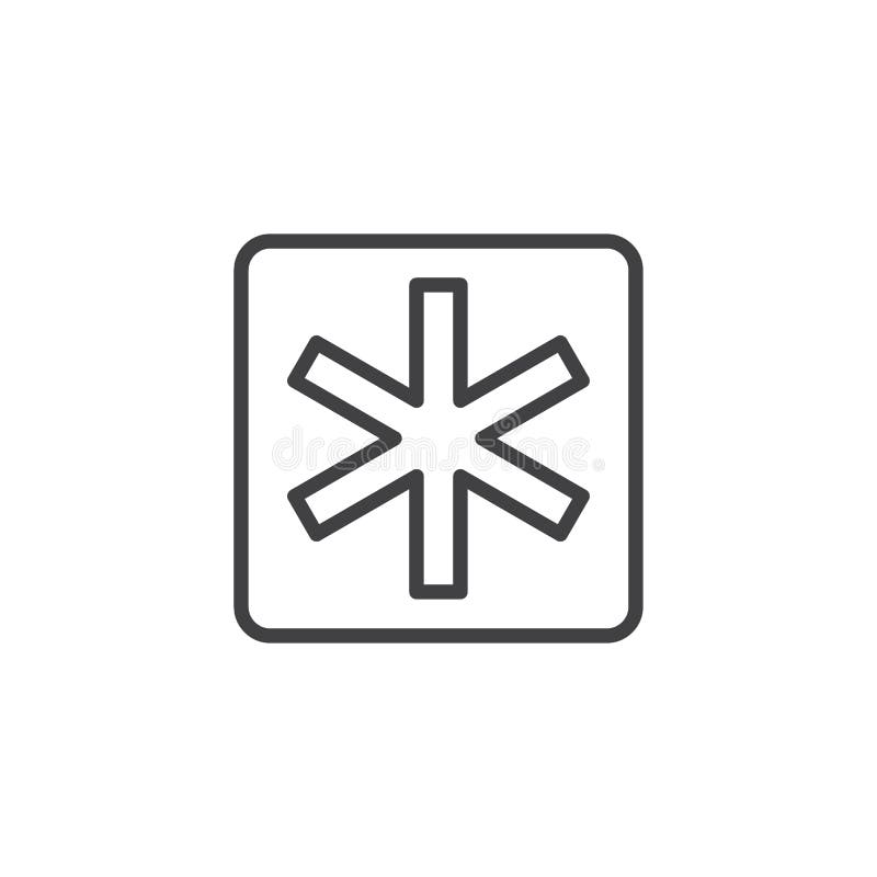 Asterisk Editable Logo Symbol Design Stock Illustrations – 9 Asterisk ...