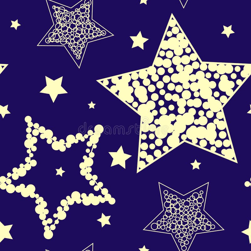 Asterisks. Seamless Patterns. Design for Fabric Wrapping Paper ...