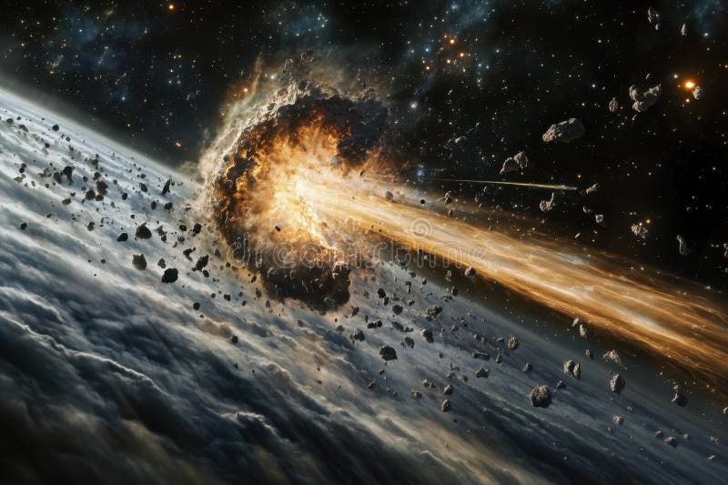 Asteroid Collision Ignites Explosive Activity in Deep Space Near a ...