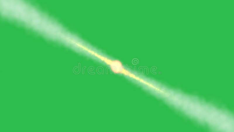 Asteroid Collision on Green Screen Background Motion Graphic Effects ...