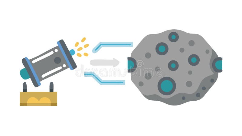 Asteroid Defense System Icon, Space Protection, Planetary Shield ...
