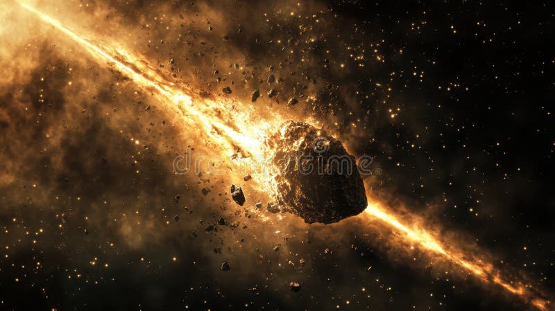 Asteroid Deflection Technology and Kinetic Impactor in Space Stock ...