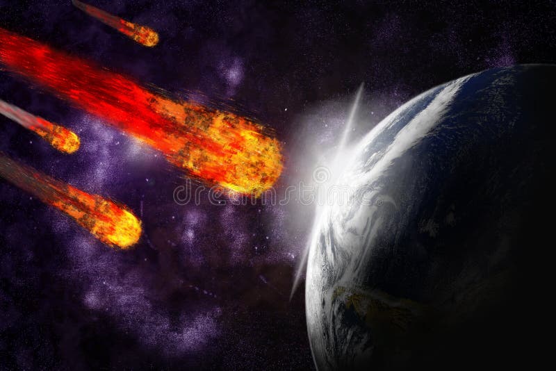 Exploding Death Planet Earth Stock Illustration - Illustration of ...