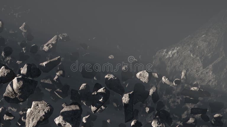 Asteroid Field Attraction stock photo. Image of meteor - 231841488