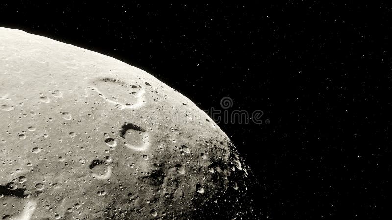 Asteroid I Rymdkomposit I Rymd 3d-rendering Stock Illustrationer ...