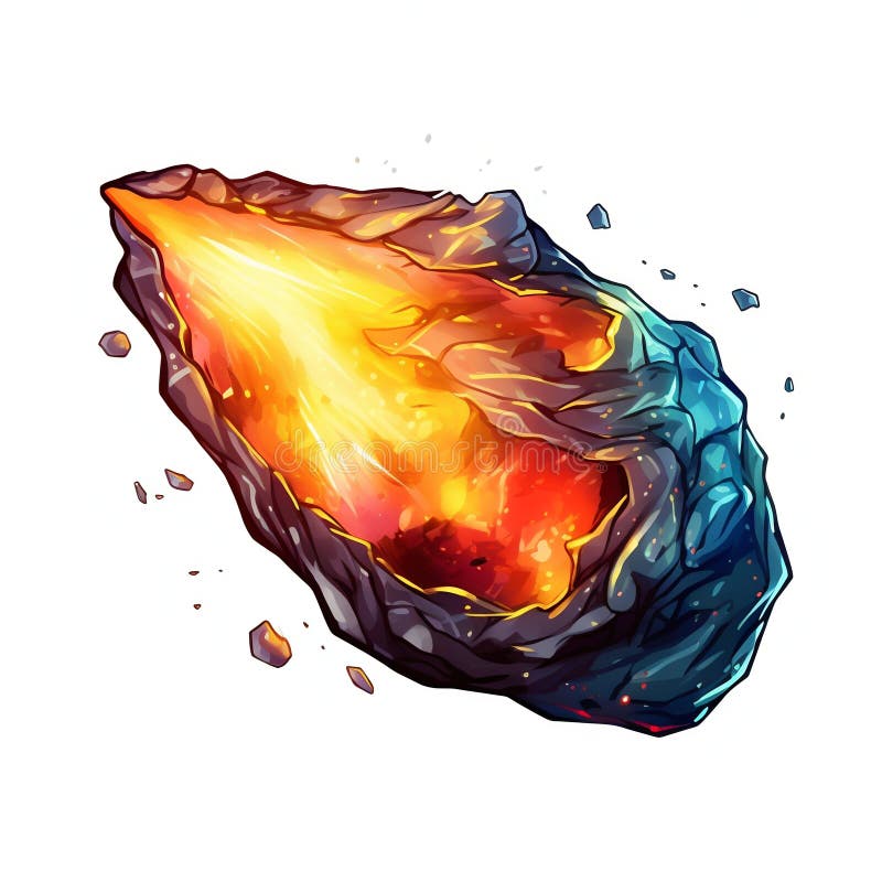 Asteroid Impact White Background Stock Illustrations – 596 Asteroid ...