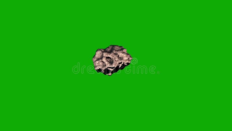 Asteroid Meteor Green Screen Back Earth Space Universe 3D Renderings ...