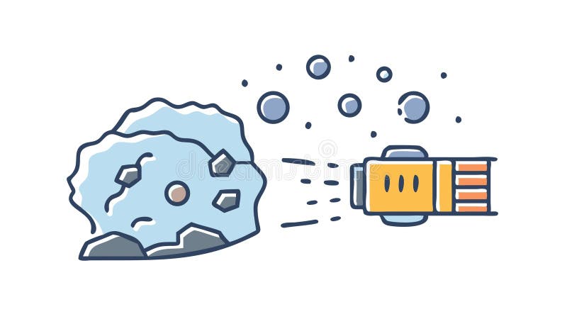 Asteroid Mining Icon, Space Resource Extraction, Extraterrestrial ...