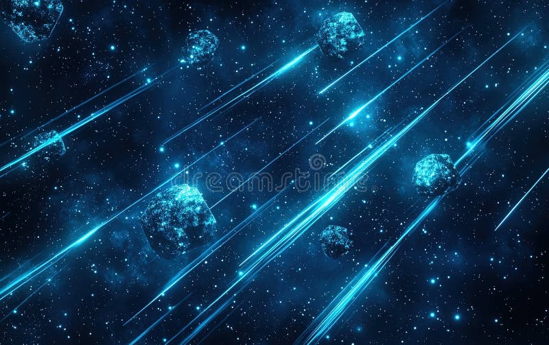 Asteroids and Comet Tails Illuminate Deep Space in a Captivating Cosmic ...