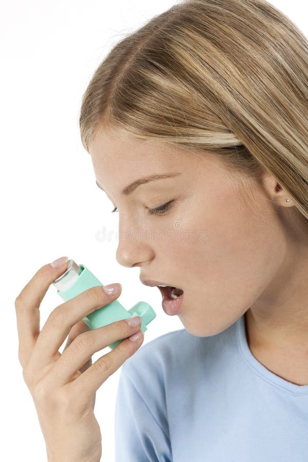 Asthma Sufferer stock image. Image of beautiful, adolescence - 16148623
