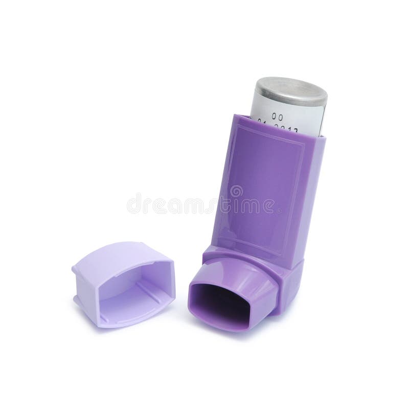 Asthma Meds stockbild. Bild von pillen, wheezing, inhalator - 1340365
