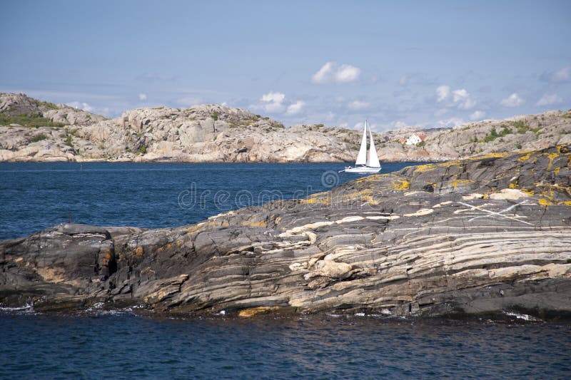 Astol, Sweden stock image. Image of boat, boats, skerries - 33907667