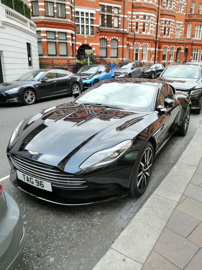 Aston Martin Black London Harrods Editorial Photography - Image of ...