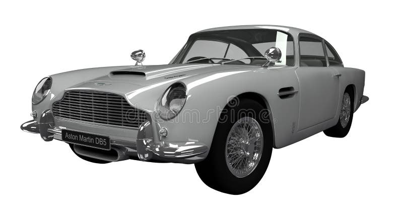 Aston Martin DB5 Vantage (1964) Stock Illustration - Illustration of ...