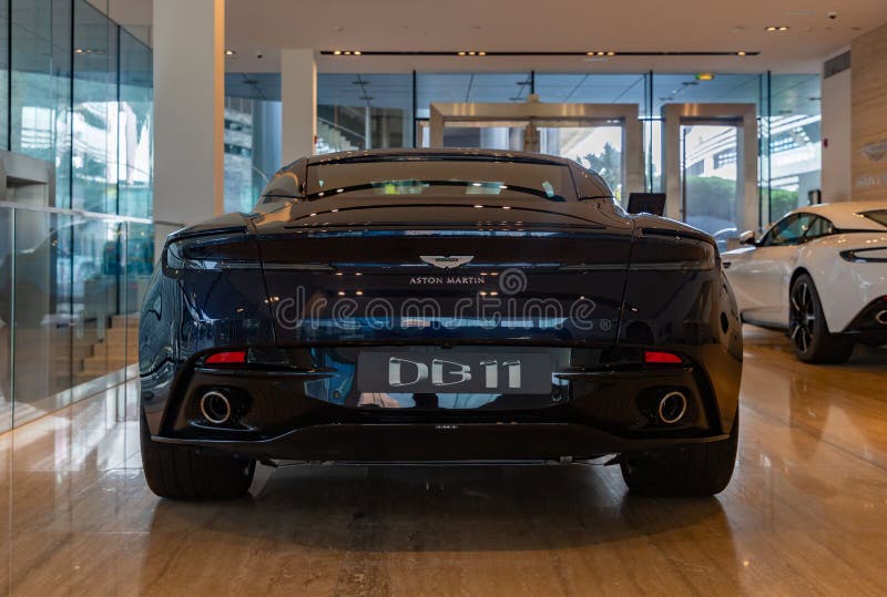 Aston Martin DB11 editorial stock photo. Image of rear - 315429168
