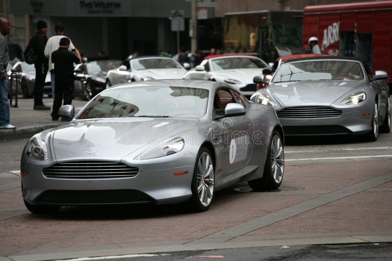 Aston Martin Rally in San Francisco Editorial Stock Photo - Image of ...