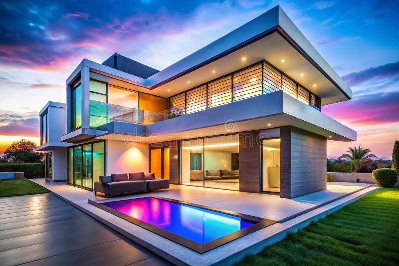 Astonishing AIGenerated Exterior Design of a Smart Home Modern ...