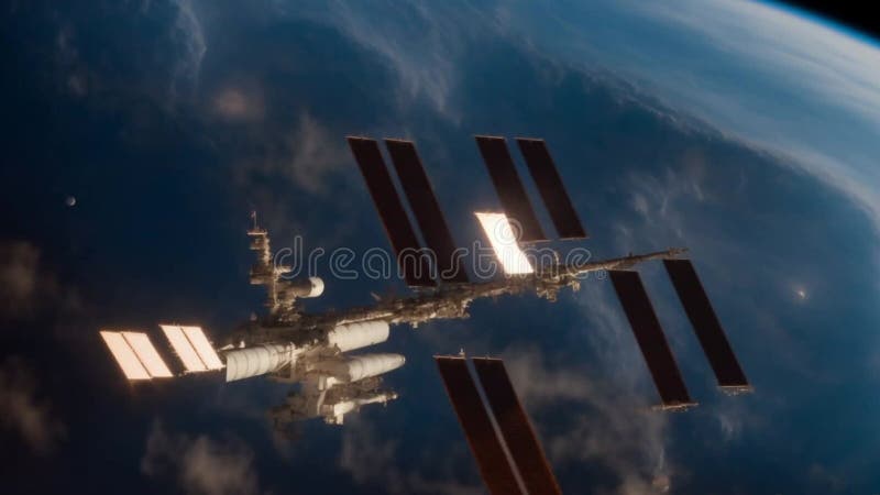 Astonishing Image of a Space Station Floating in the Sky. Generative AI ... Astonishing Image of a Space Station Floating in the Sky. Generative AI ...