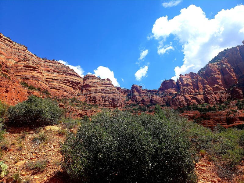 Astonishing View of the Iconic Red Rocks of Arizona Stock Photo - Image ...
