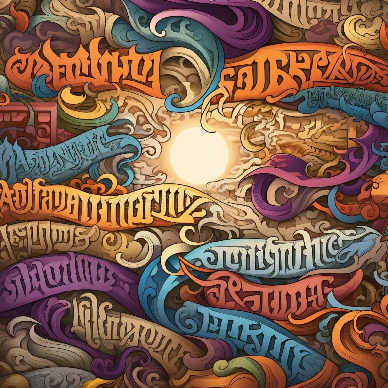 Astonishing Wallpaper: Scripted Serenity Stock Photo - Image of sacred ...