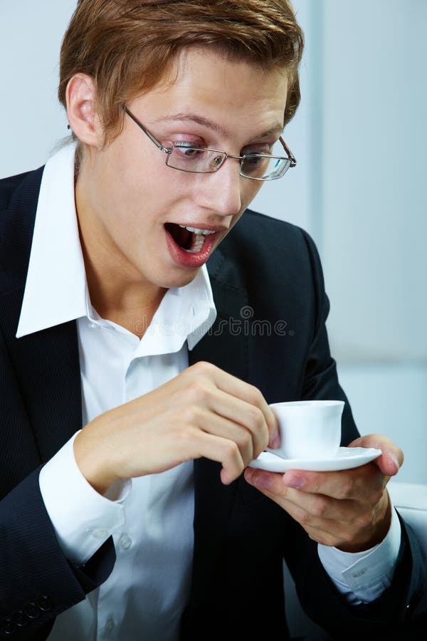 Astonishment stock photo. Image of handsome, masculine - 24054782