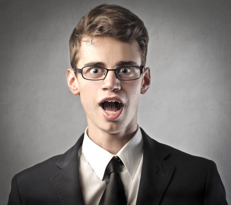 Astonishment stock image. Image of work, visage, mouth - 24732895