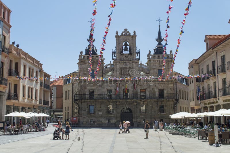 Astorga editorial photography. Image of architecture - 55103552