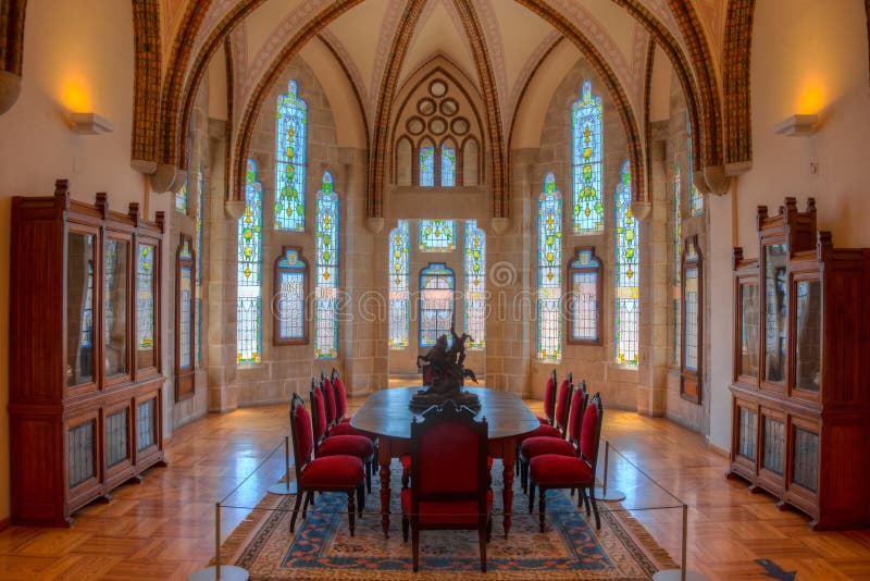 Astorga, Spain, June 9, 2022: Interior of Palace of Gaud?? in Editorial ...