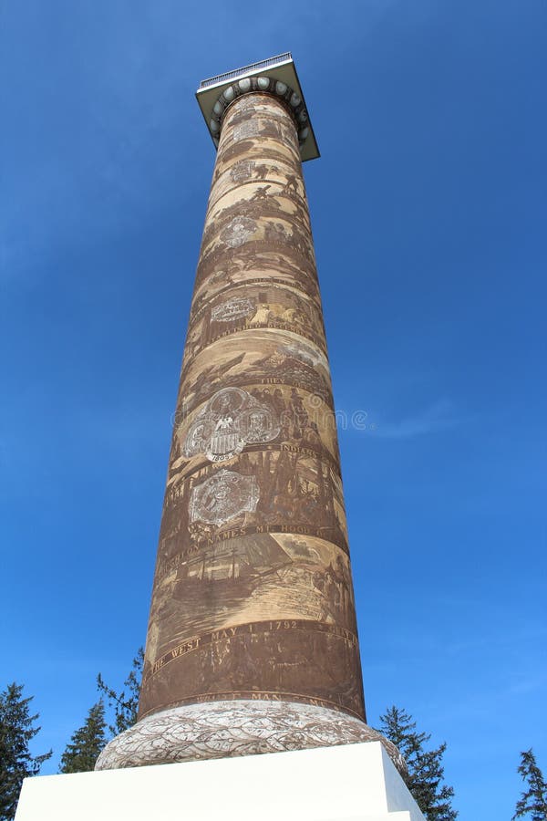 Astoria Coloumn stock photo. Image of climb, history - 30673528