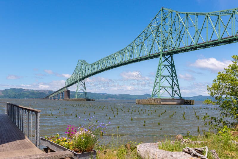 Astoria-Megler Bridge, Astoria, Oregon Stock Image - Image of columbia ...