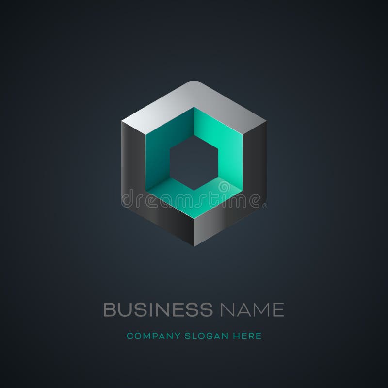 3d Cube Logo Vector