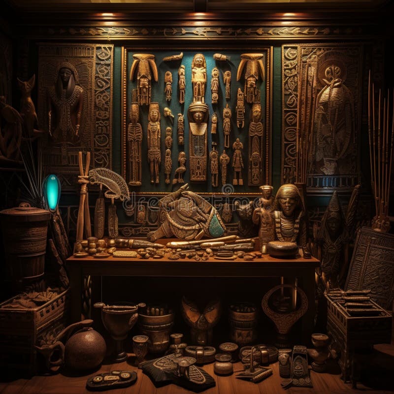 Astral Artifacts: Conjuring the Magic of Ancient Relics Stock Photo ...