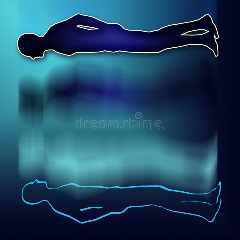 Astral body projection stock illustration. Illustration of experience ...