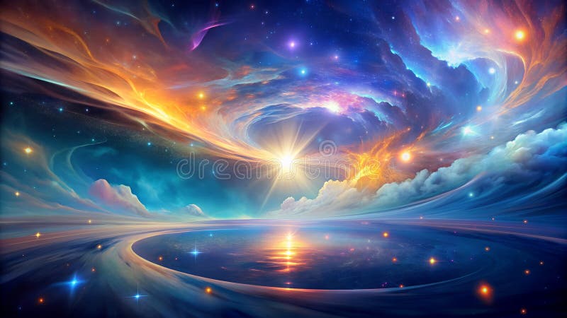 Astral Drift Abstract Background with High Resolution Stock ...