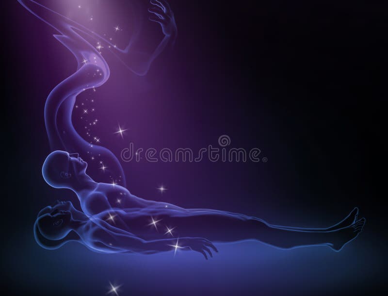 Astral projection stock illustration. Illustration of emotional - 55333657