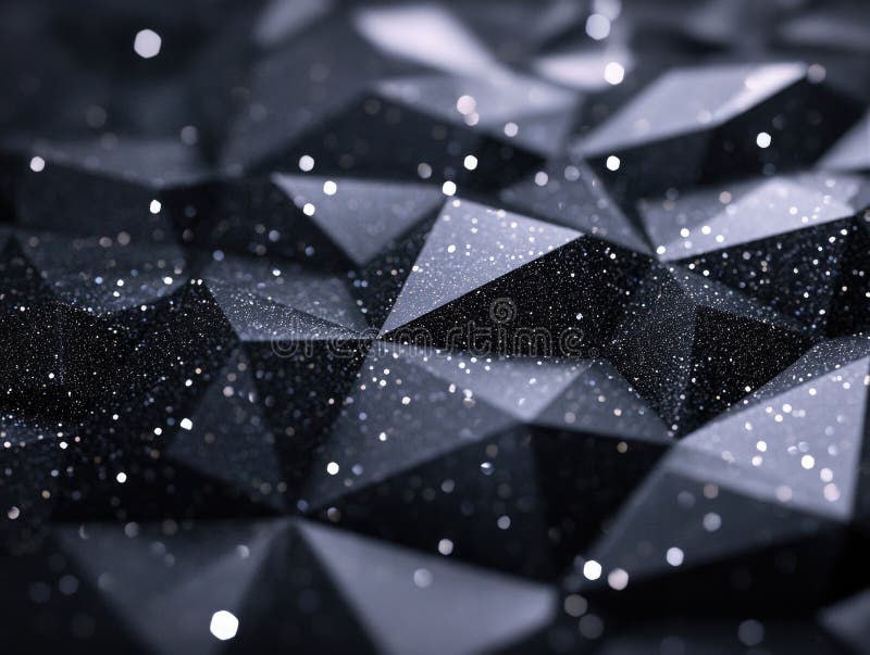 Astro-Crystal Pattern with Galaxy Texture Stock Illustration ...