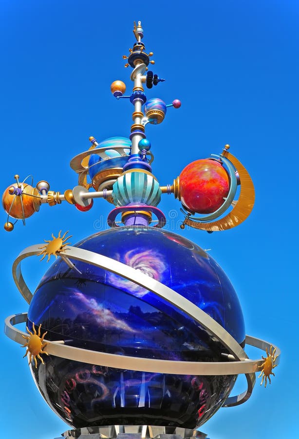 Orbitor ride disneyland editorial image. Image of angeles - 19383870
