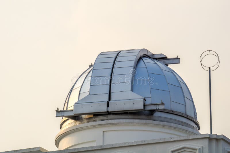 Astrodome of First Observatory and Planetarium in Thailand. Stock Image ...
