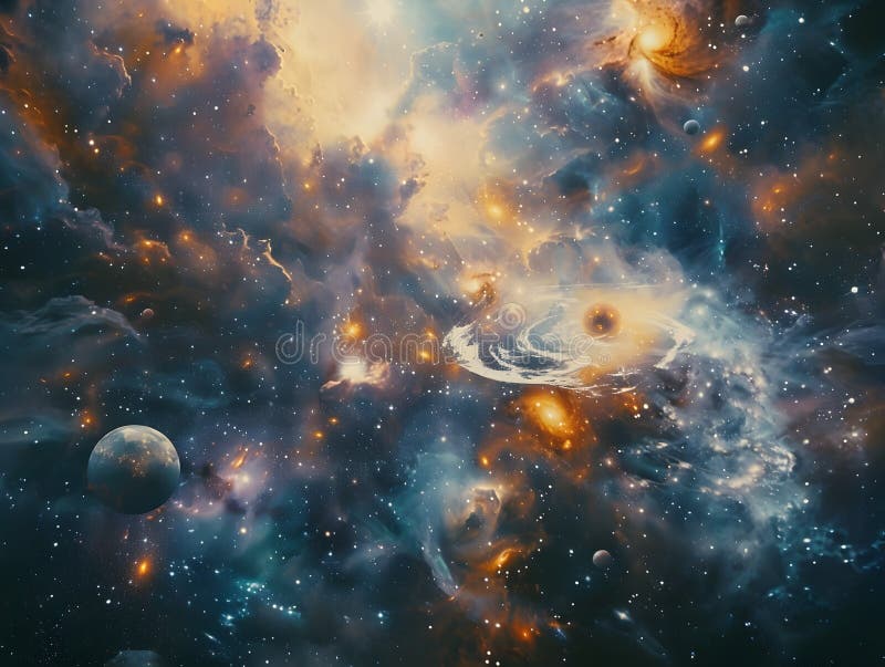 Astrological Celestial Arrangement in Cosmic Void Detailed ...