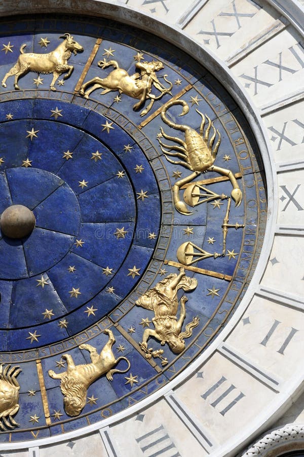 Astrological clock stock image. Image of oslo, time, zodiac - 6177651