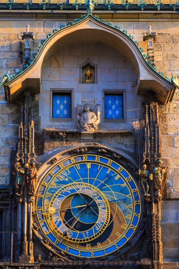 Astrological Clock in Prague, Czech Republic Stock Image - Image of ...