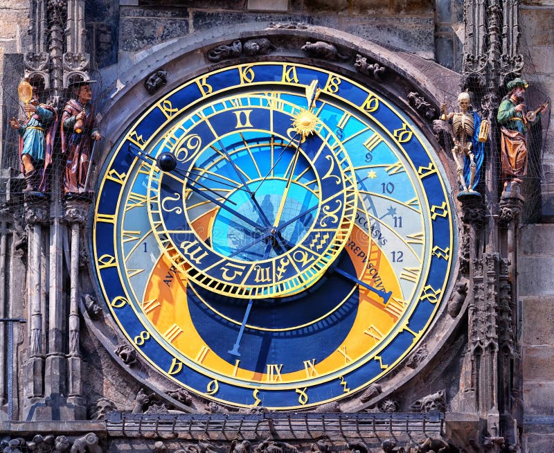The Astrological Clock Tower Editorial Stock Photo - Image of europe ...