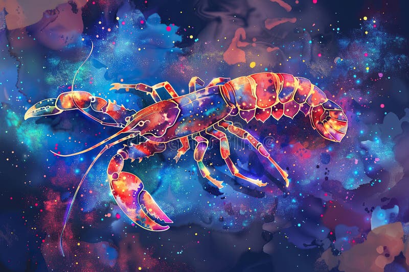 Astrological Composition with Concept of Scorpio Zodiac Sign Symbol ...