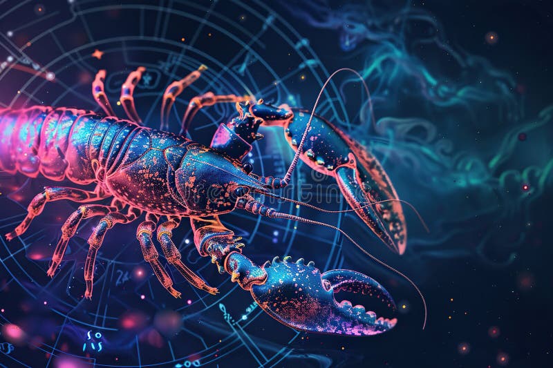 Astrological Composition with Concept of Scorpio Zodiac Sign Symbol ...