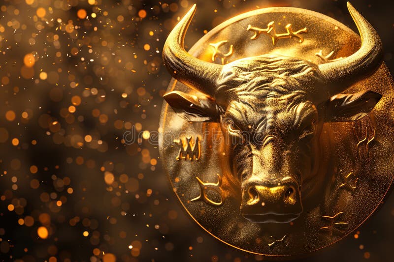 Astrological Composition with Concept of Taurus Zodiac Sign Symbol ...